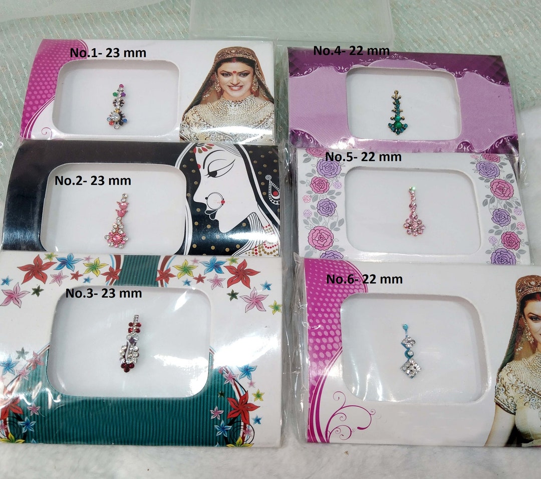 Bindis Long Colored ,long Bindis Stickers,colorful Long Bindis ...