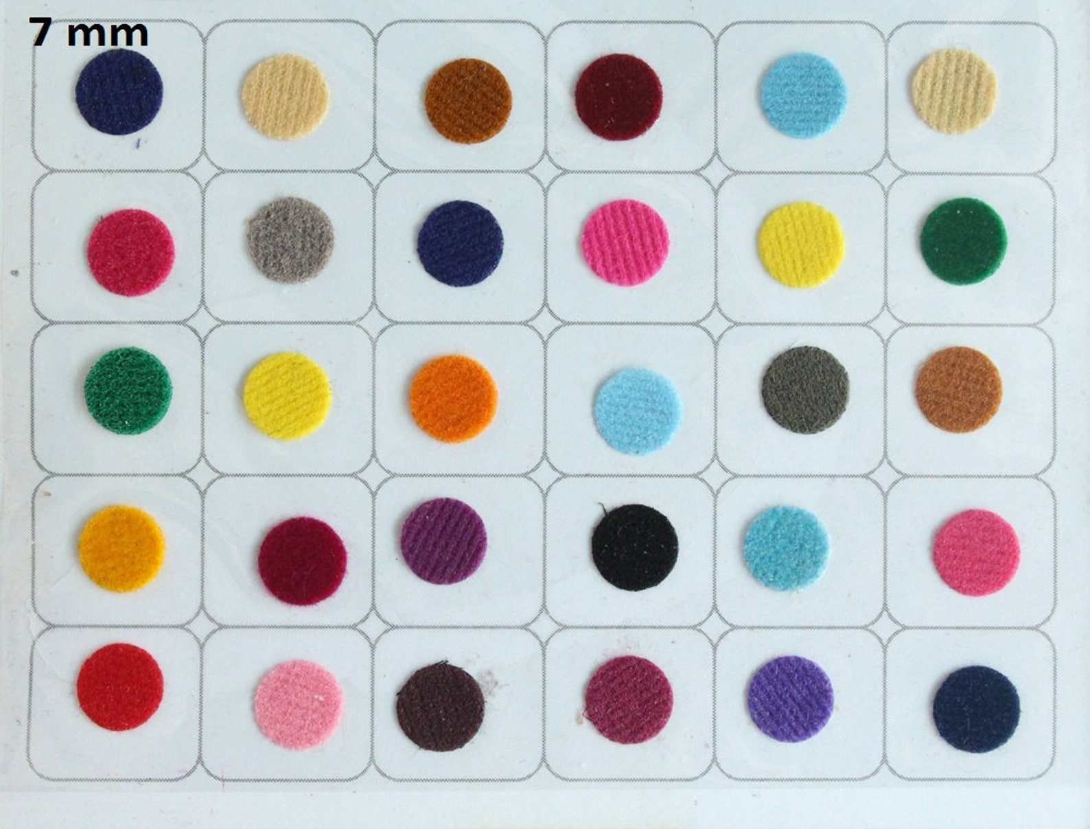 Velvet Round Colored Bindi StickersWedding Round BindiPlain | Etsy