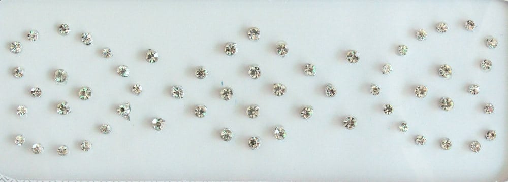 Silver Stone Bindi Stickers Indian Bindis Studs Sticker Nose | Etsy