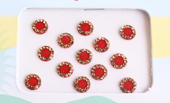 Red Round Bindi