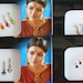 6 Packs Long Face Bindi Stickers,high Quality Bridal Long Bindis ...