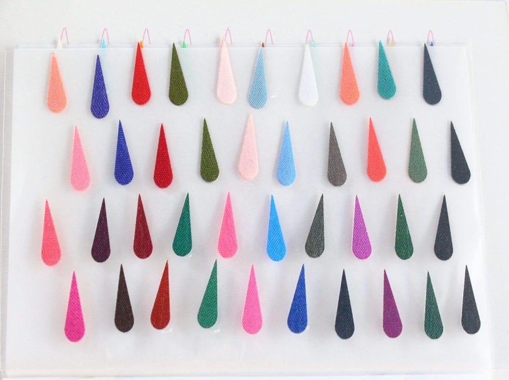 Multicolor Teardrop Bindi Stickers: Long Tilak Face Jewels - Etsy