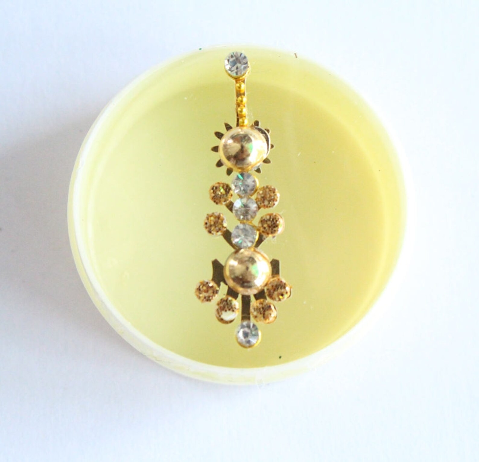 Buy 2 Box Gold/silver Long Face Bindi Stickersbridal Bindis Online in ...