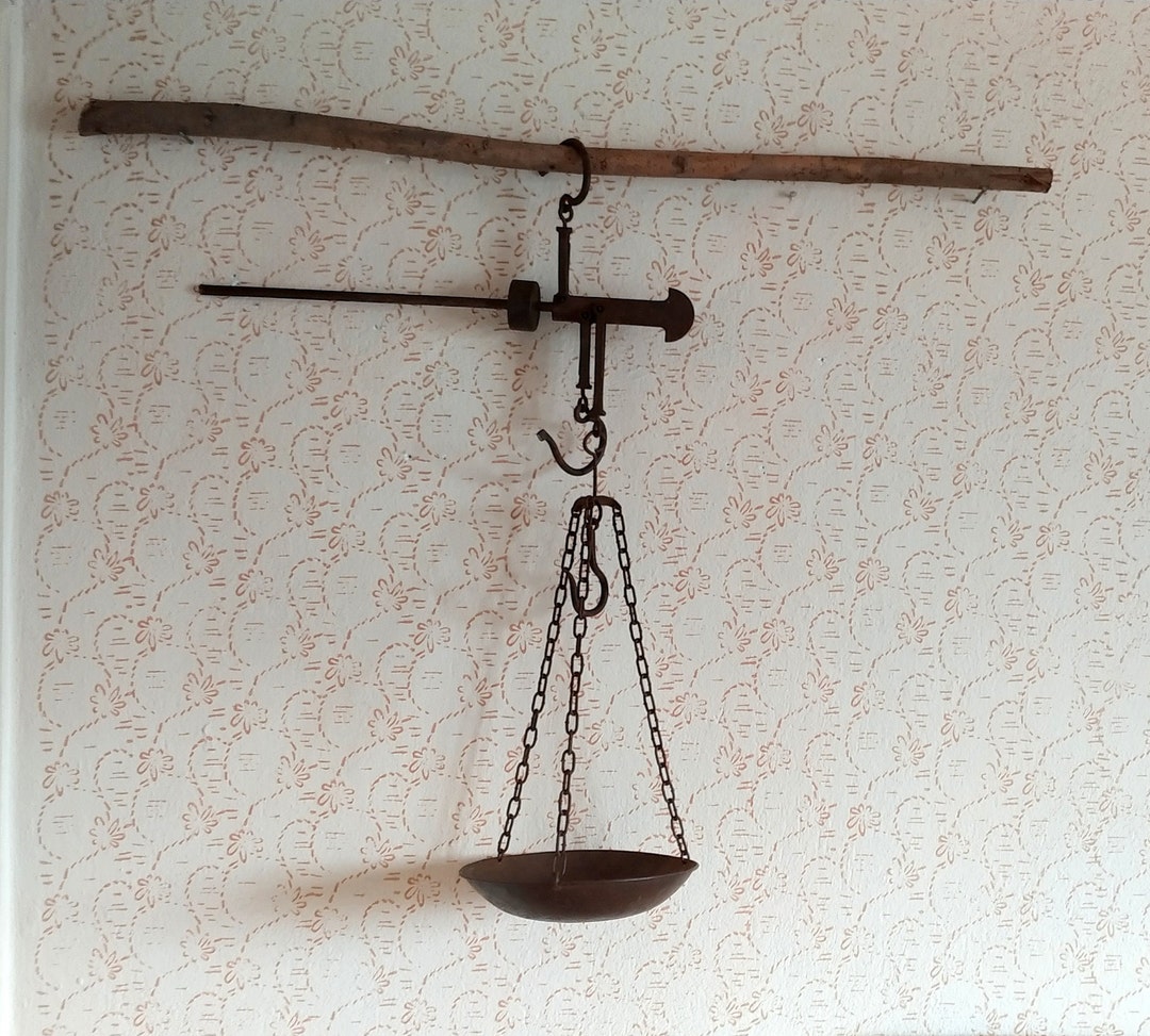 Antique Hand-forged Iron Scale / Old Primitive Hand-forged Scale ...