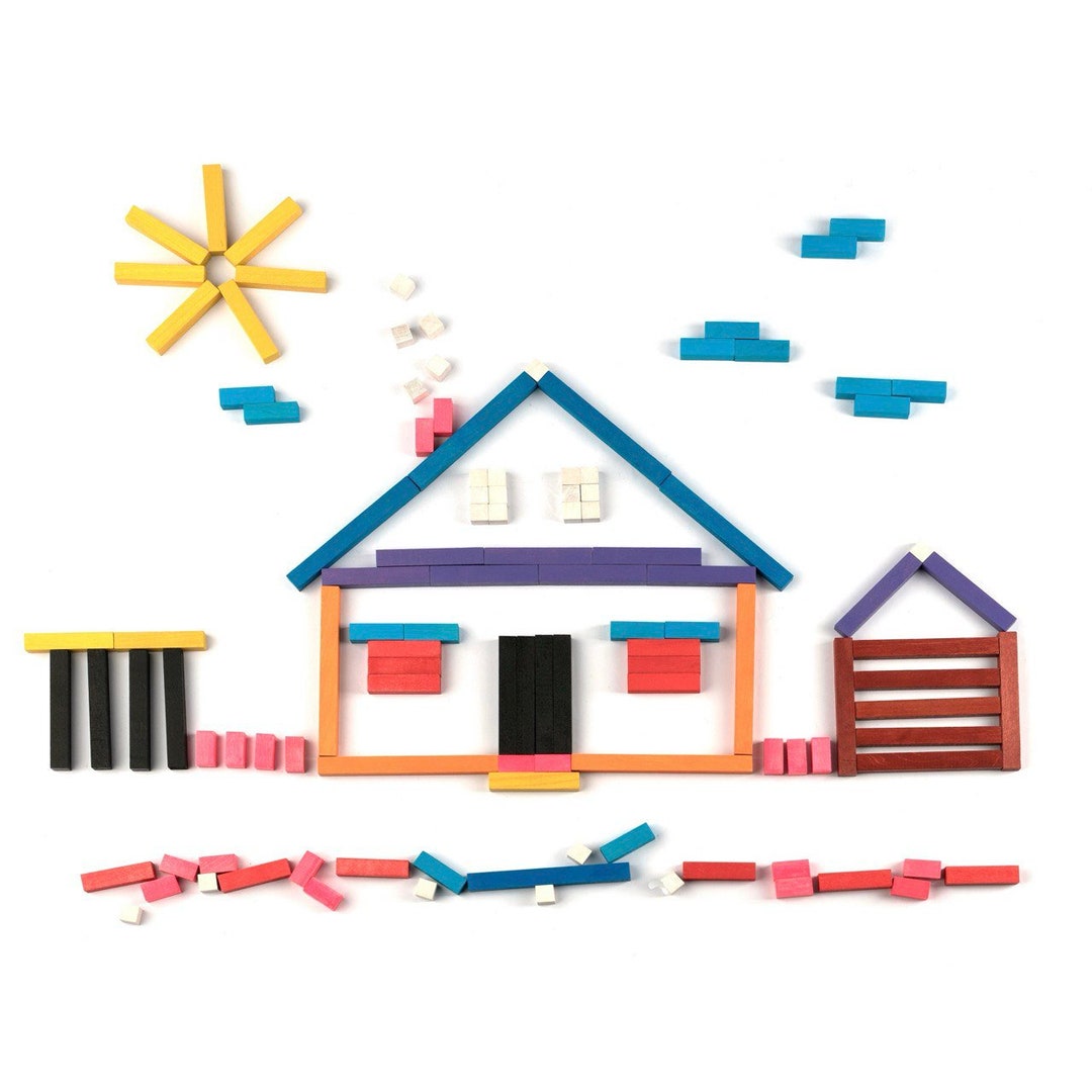 Sticks Puzzle Made of Natural Wood, Early Educational Toys, Wooden ...