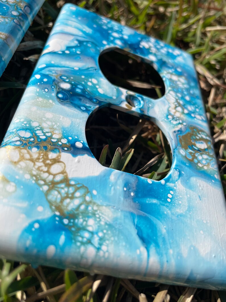 Wall Outlet Cover and Light Switch Cover Abstract Art - Etsy