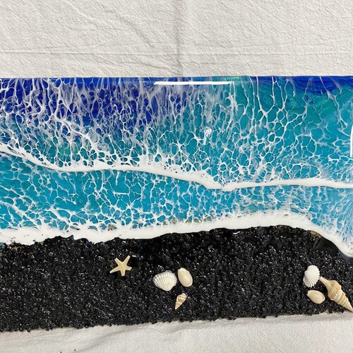 Pictures of the Ocean Epoxy Painting Epoxy Resin Art Ocean | Etsy