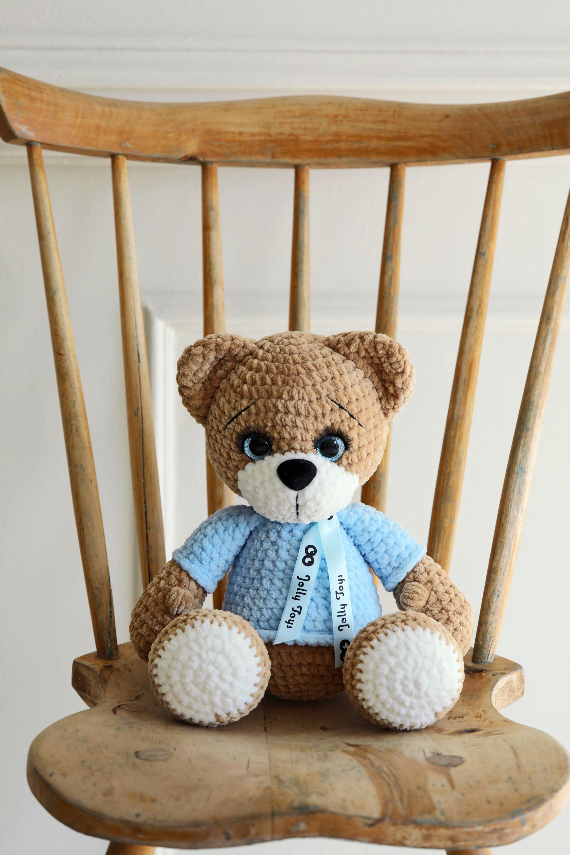 Premium Design Teddy Bear Personalized Teddy Crochet Amigurumi Toy ...