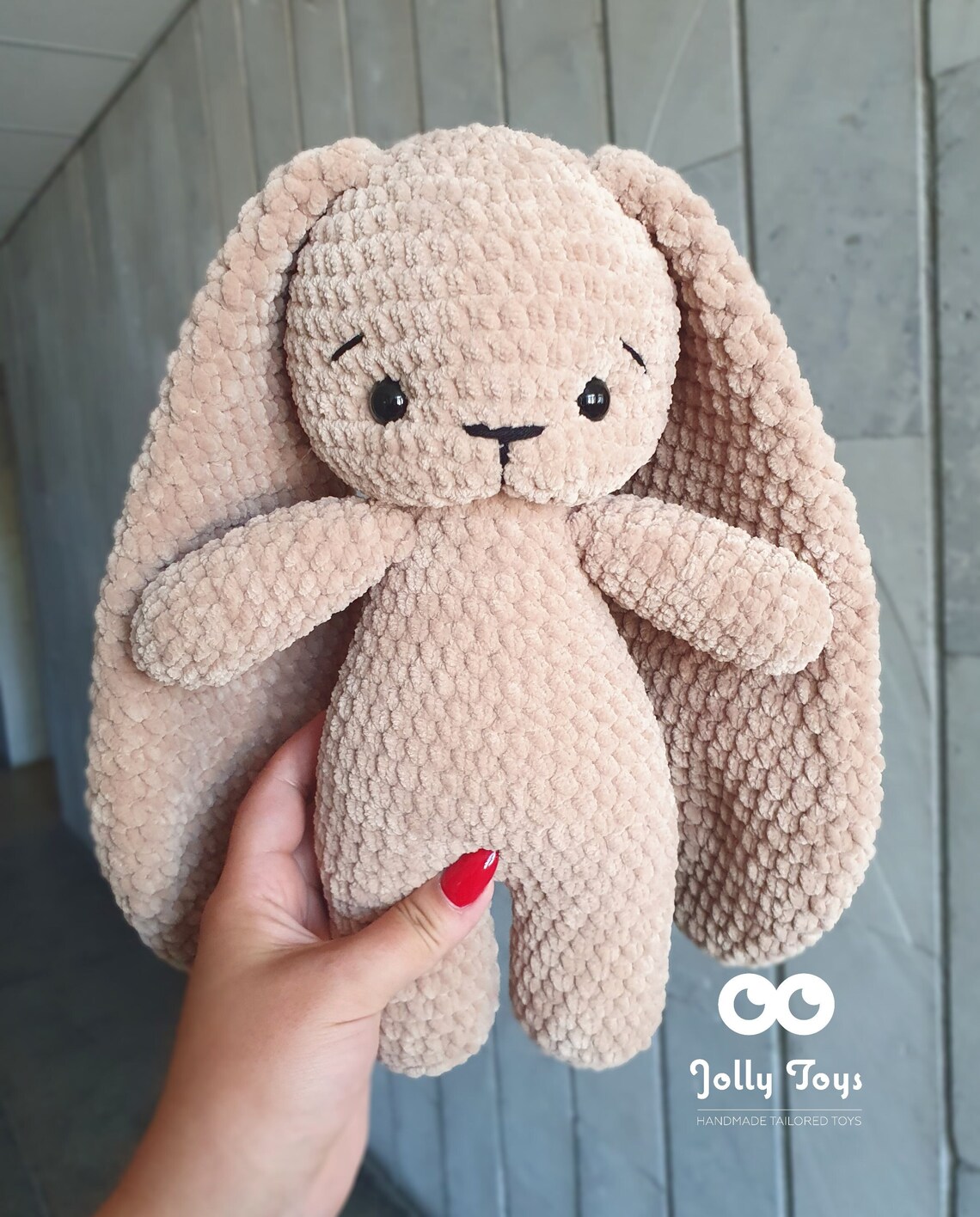 Crochet Personalised Brown Bunny One Pcs Classic Bunny Special - Etsy