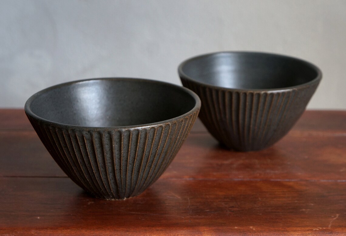 Fluted Rice Bowl - Etsy