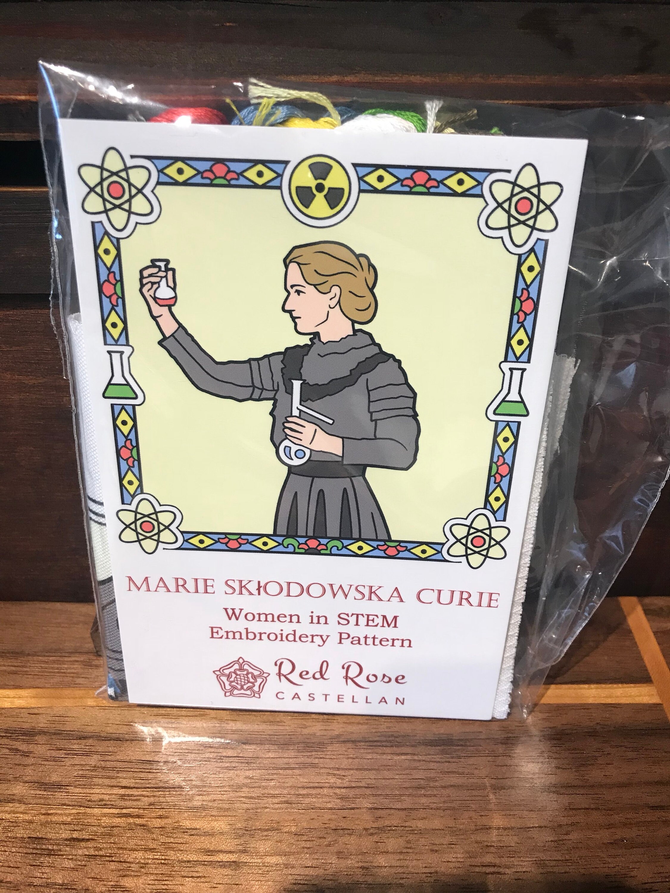 Marie Curie Women in Stem Embroidery Kit | Etsy