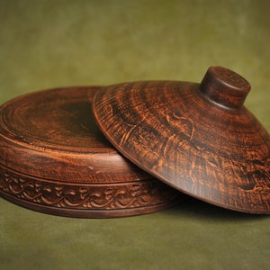 Handmade Clay Cooking Pot Frying Pan Organic Ceramics Bread Baking Dish ...