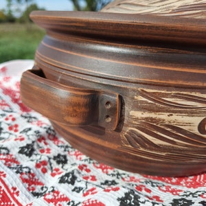 Big Ceramic Bread Baker Pot Handmade Baking Dish Cooking | Etsy