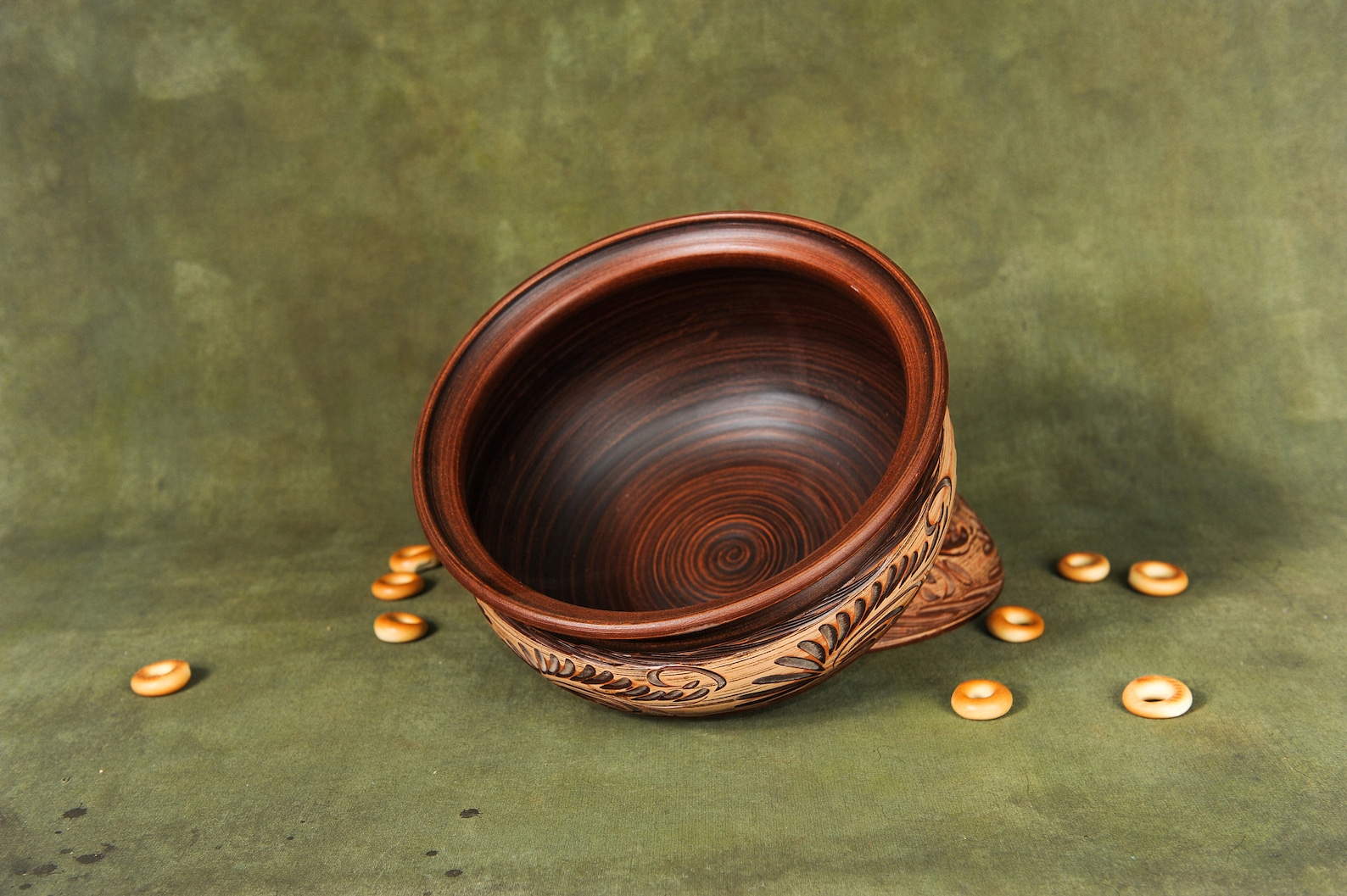 Big Ceramic Baker Pot Handmade Bread Baking Dish Cooking - Etsy