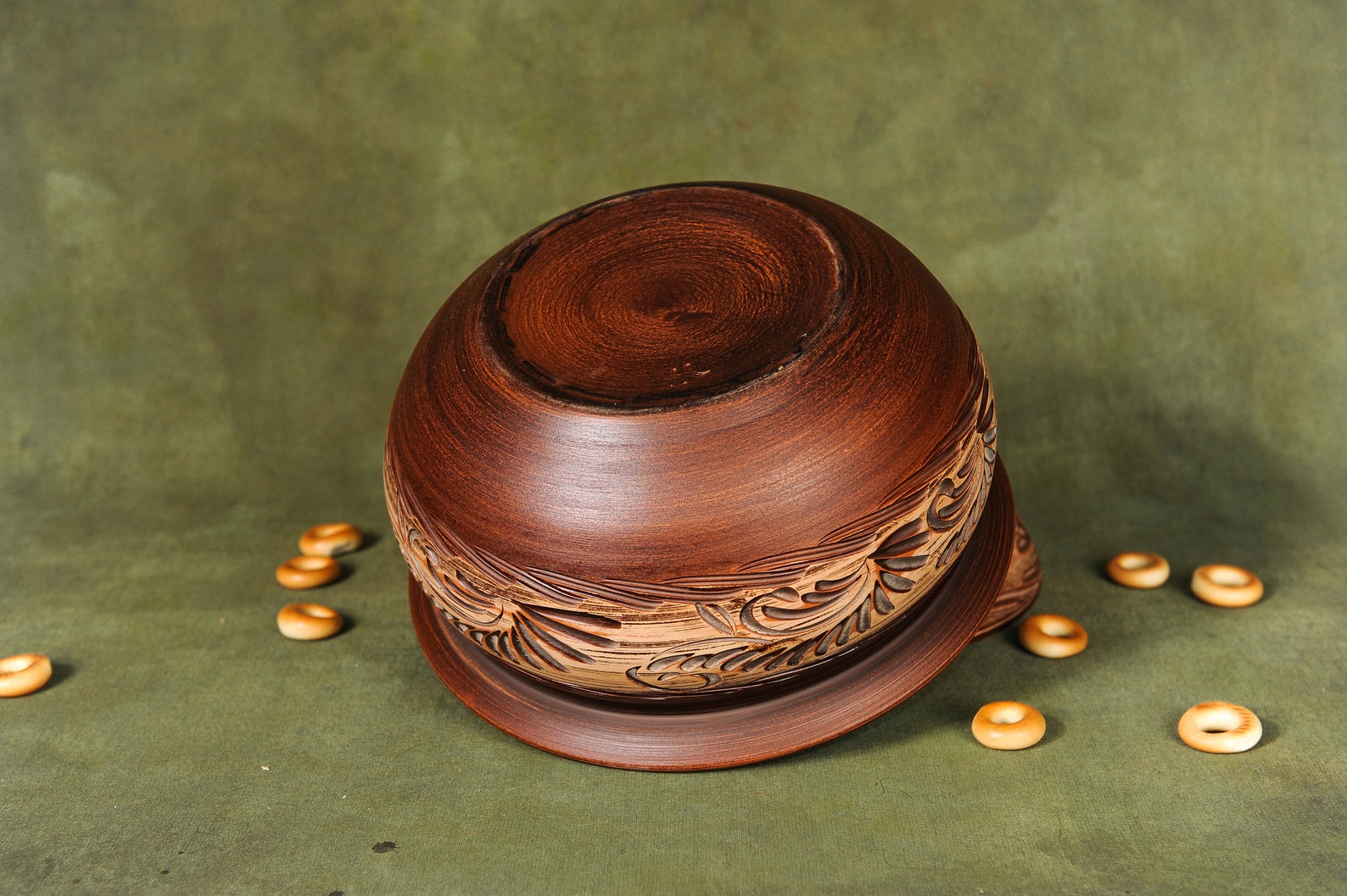 Big Ceramic Baker Pot Handmade Bread Baking Dish Cooking - Etsy