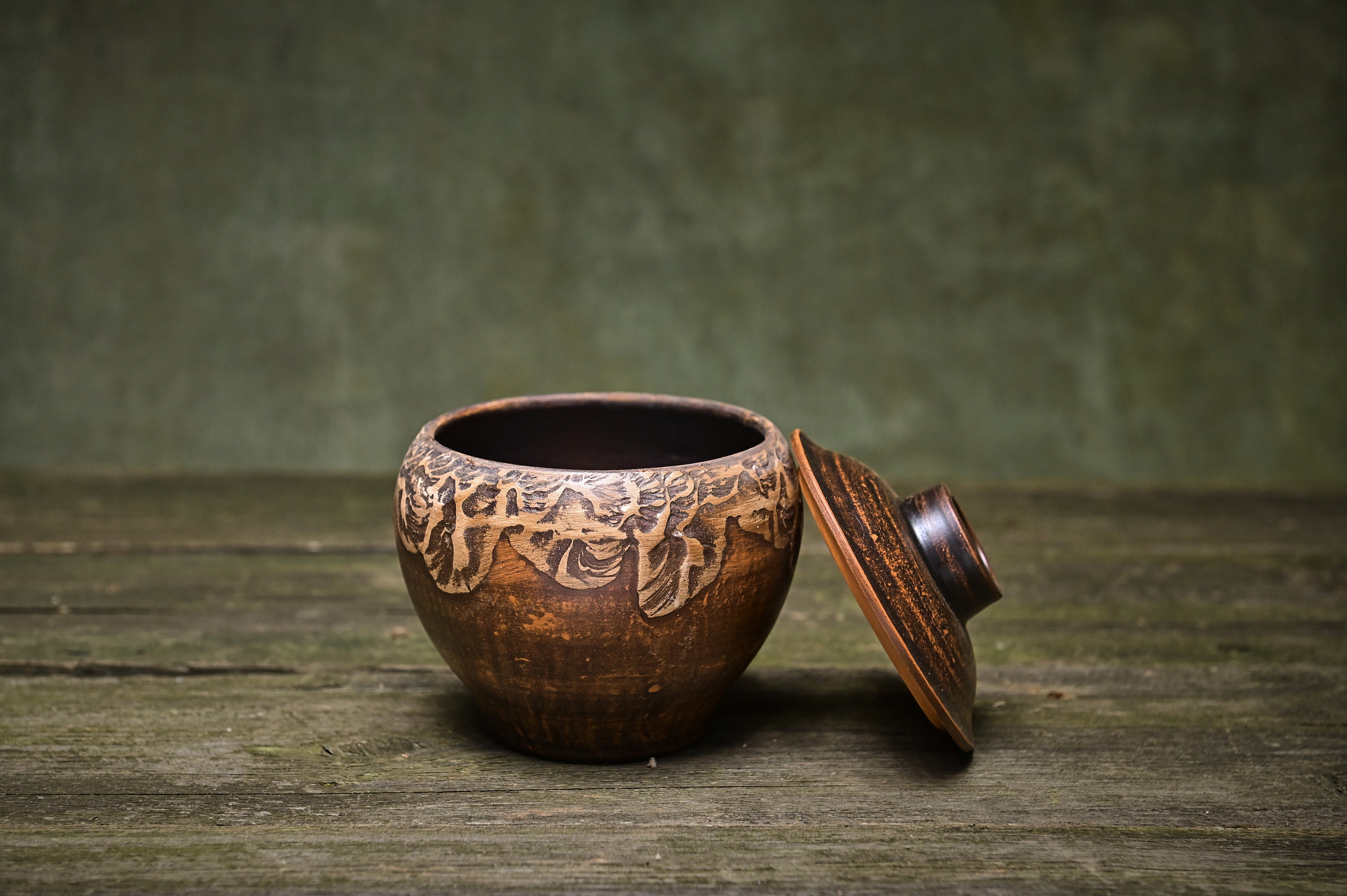 Small Ceramic Pot With Lid, Ukrainian Bakeware (20 Fl.oz) - Etsy
