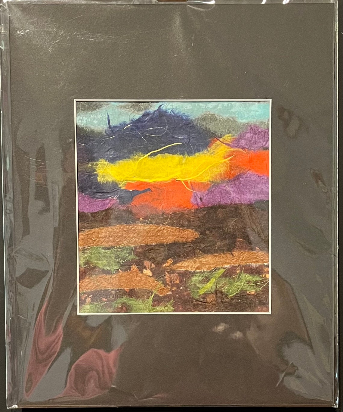 Sunset, Collage, Mixed Media, Unframed Artwork - Etsy