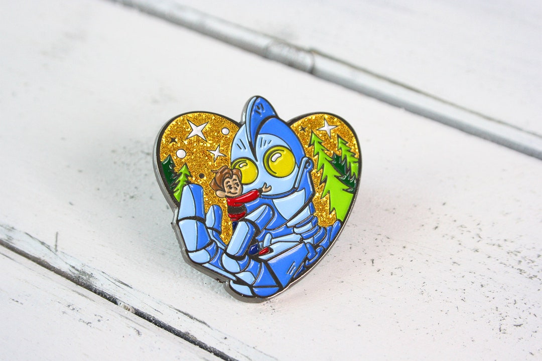 Iron Giant Soft Enamel Cartoon Lapel Pin, Pinlord Collaboration, Gentle ...