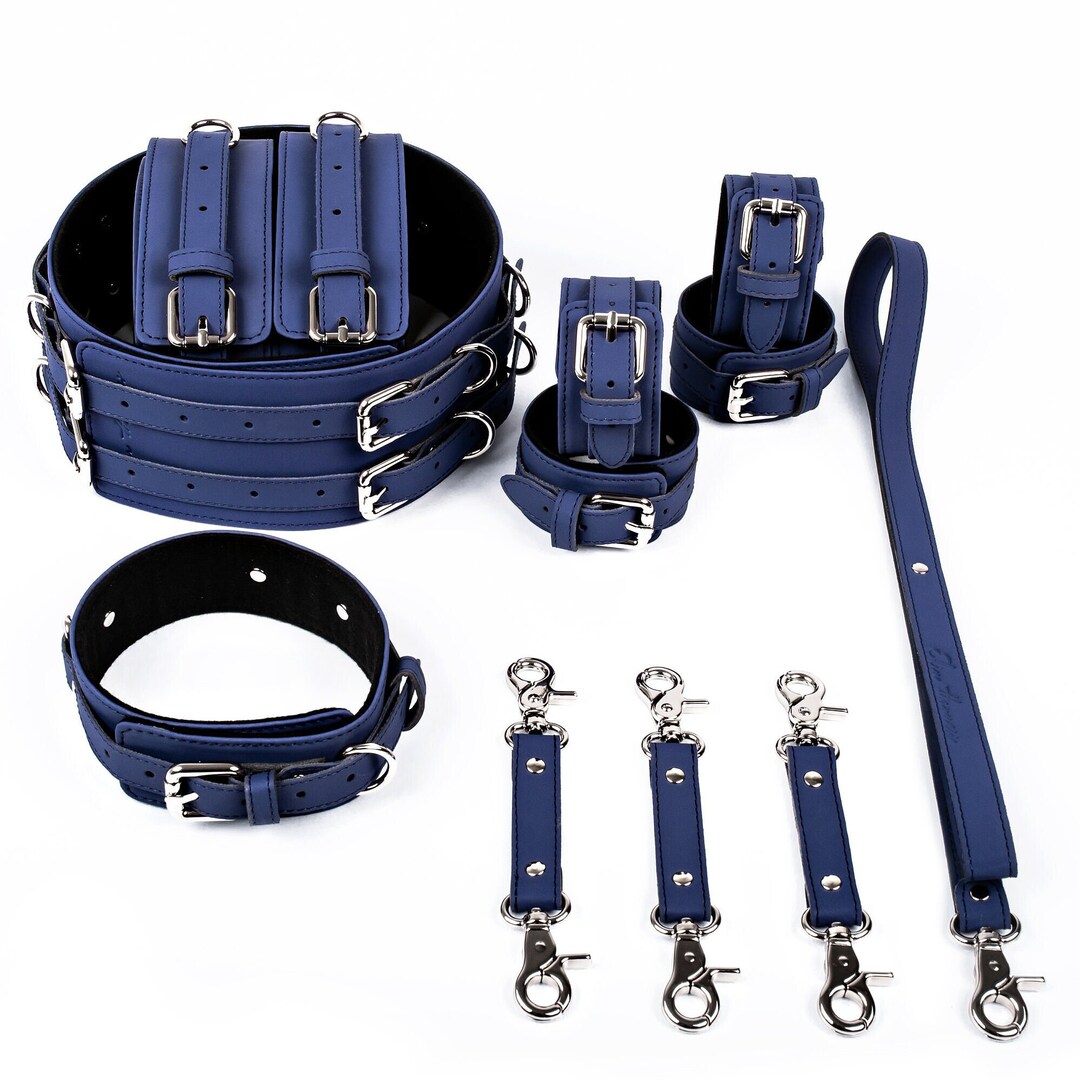 Neoprene 5 in 1 Vegan Leather Harness Set, Neoprene Harness Bondage for ...