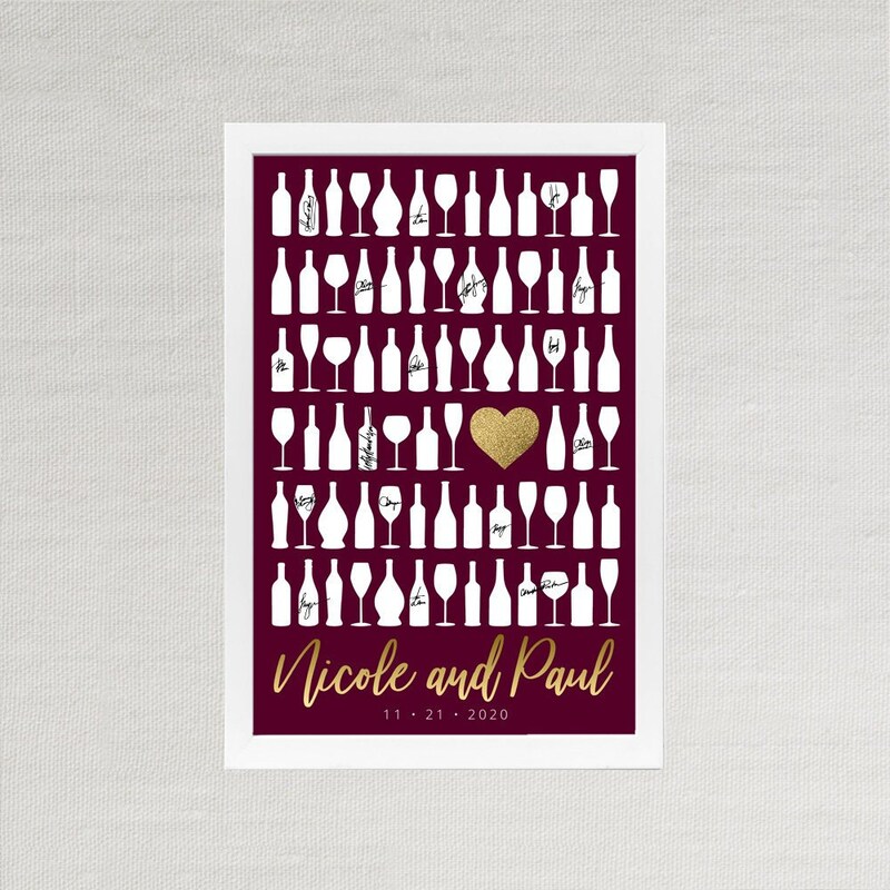 Guest Book Poster - Etsy