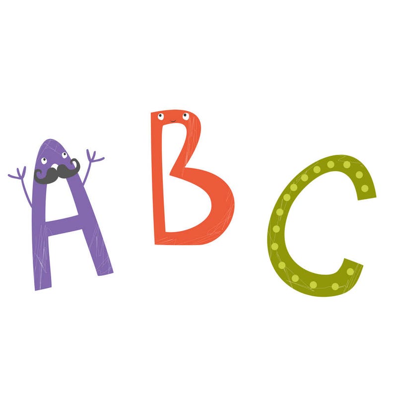 File Folder Fun Letters With Free Bonus - Etsy
