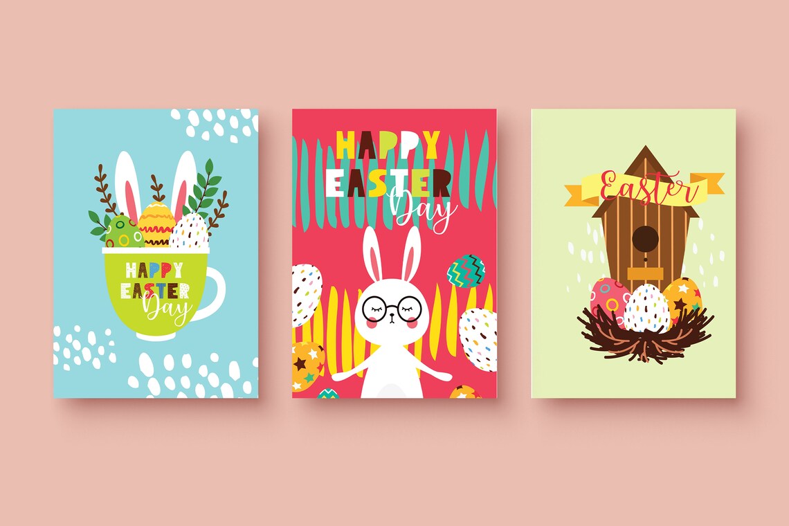 25 Printable Easter Cards - Etsy