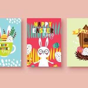 25 Printable Easter Cards - Etsy