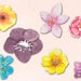 Flower & Butterfly Matching File Folder - Etsy