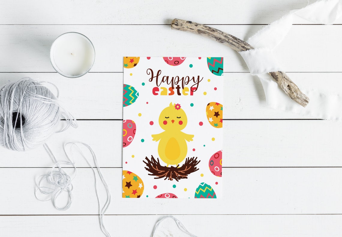 25 Printable Easter Cards - Etsy