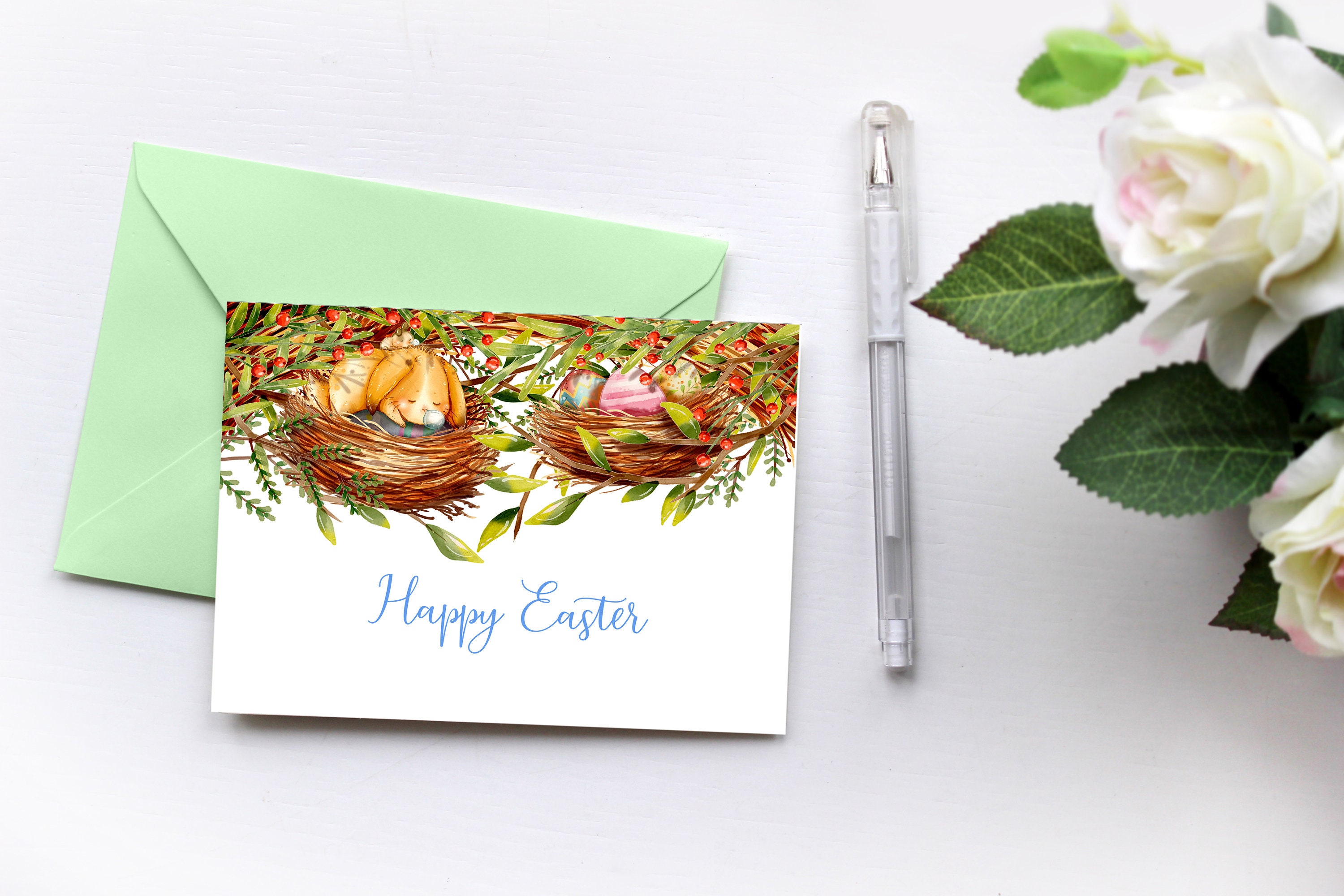 25 Printable Easter Cards - Etsy