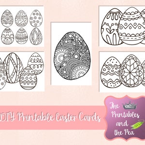 DIY Printable Easter Cards - Etsy