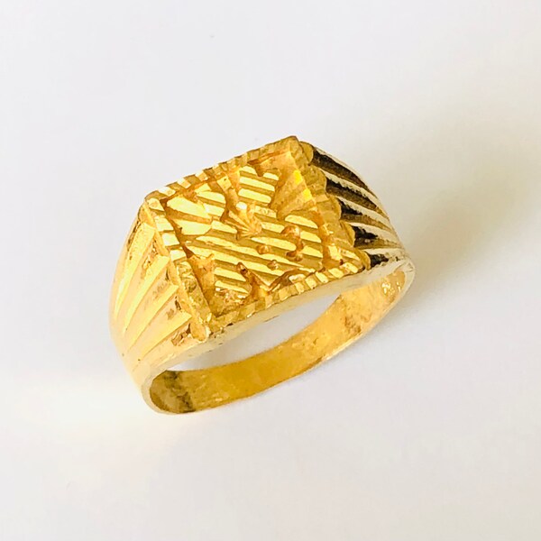 24k Gold Ring - Etsy