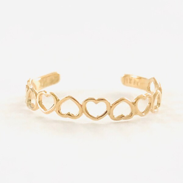 Heart Toe Ring - Etsy