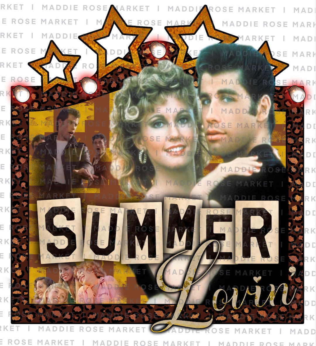 Sublimation PNG Graphic (summer Lovin) Digital Download, (grease, John ...