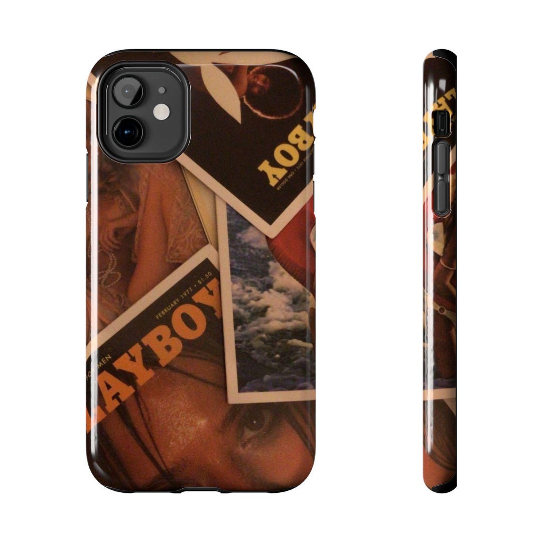 Vintage Magazine Collage Tough Phone Case | Retro Pinup Playbill ...