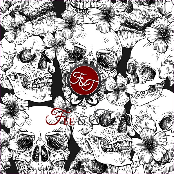 Skull Heat Transfer Vinyl - Etsy