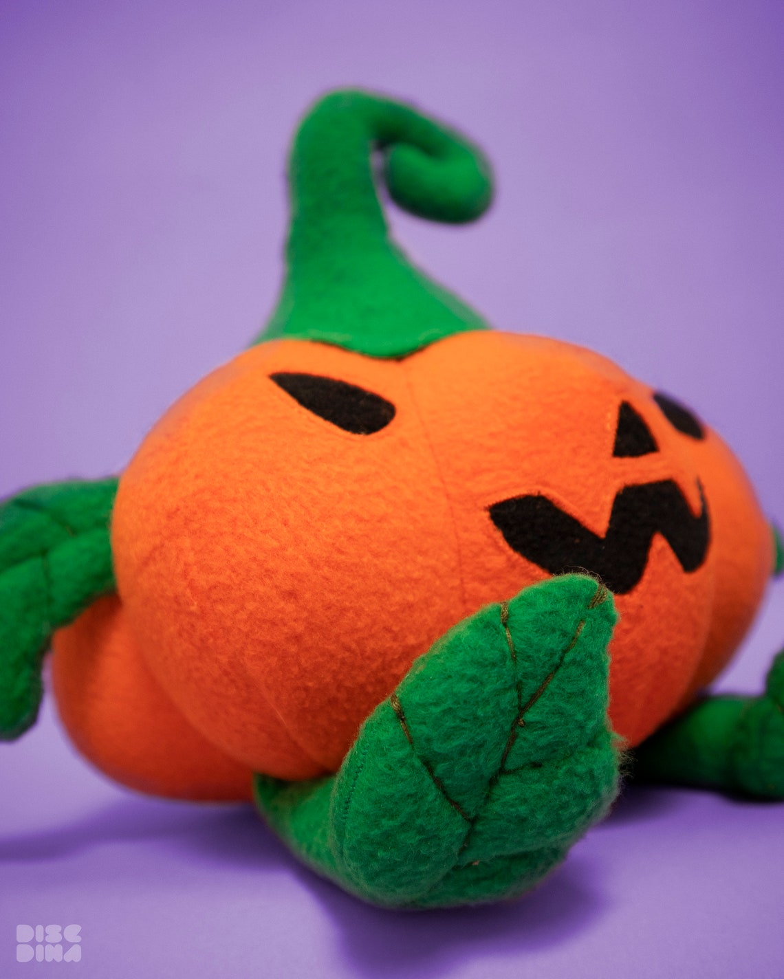 PUMPKIN plush toy halloween plushie horror doll fabric | Etsy