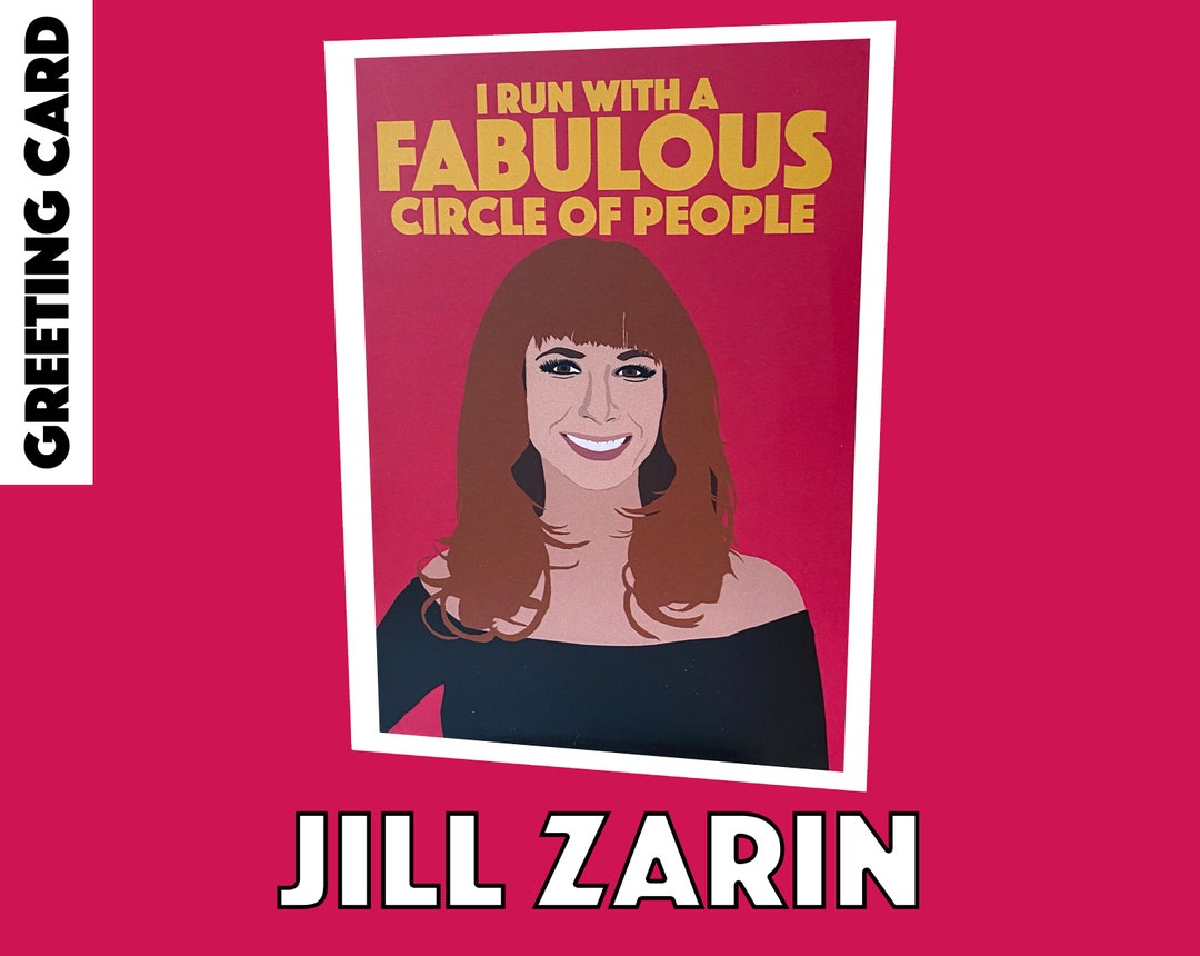 Jill Zarin 'I Run With A Fabulous Circle of Friends' - Etsy