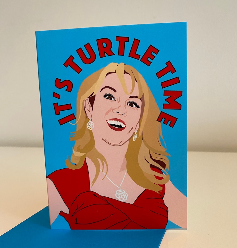 Ramona Singer / 'It's Turtle Time' / Tarjeta de - Etsy España