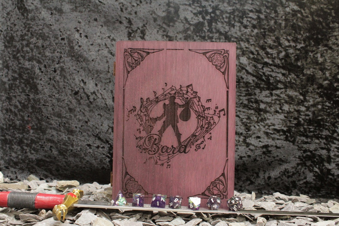 Bard D&D Dice Box and Roll Tray | Personalised DND Box | Dungeons and ...