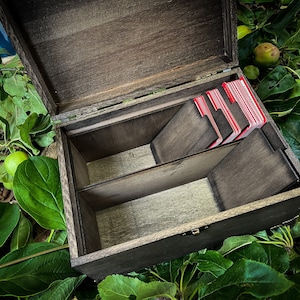 Personalized Wooden Trading Card Deck Box: Holds 900+ Cards - Etsy