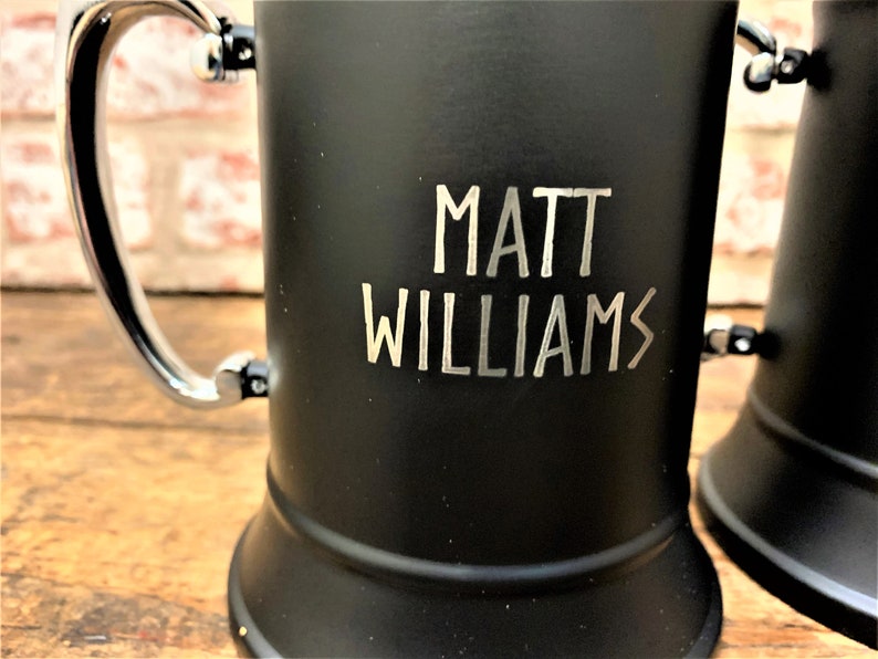 Personalised Engraved Stainless Steel Tankard Medieval | Etsy