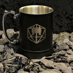 Engraved Barbarian D&D Tankard: Personalized RPG Beer Mug - Etsy