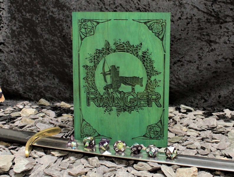 Ranger Book Effect Dice Box and Roll Tray DND D&D - Etsy