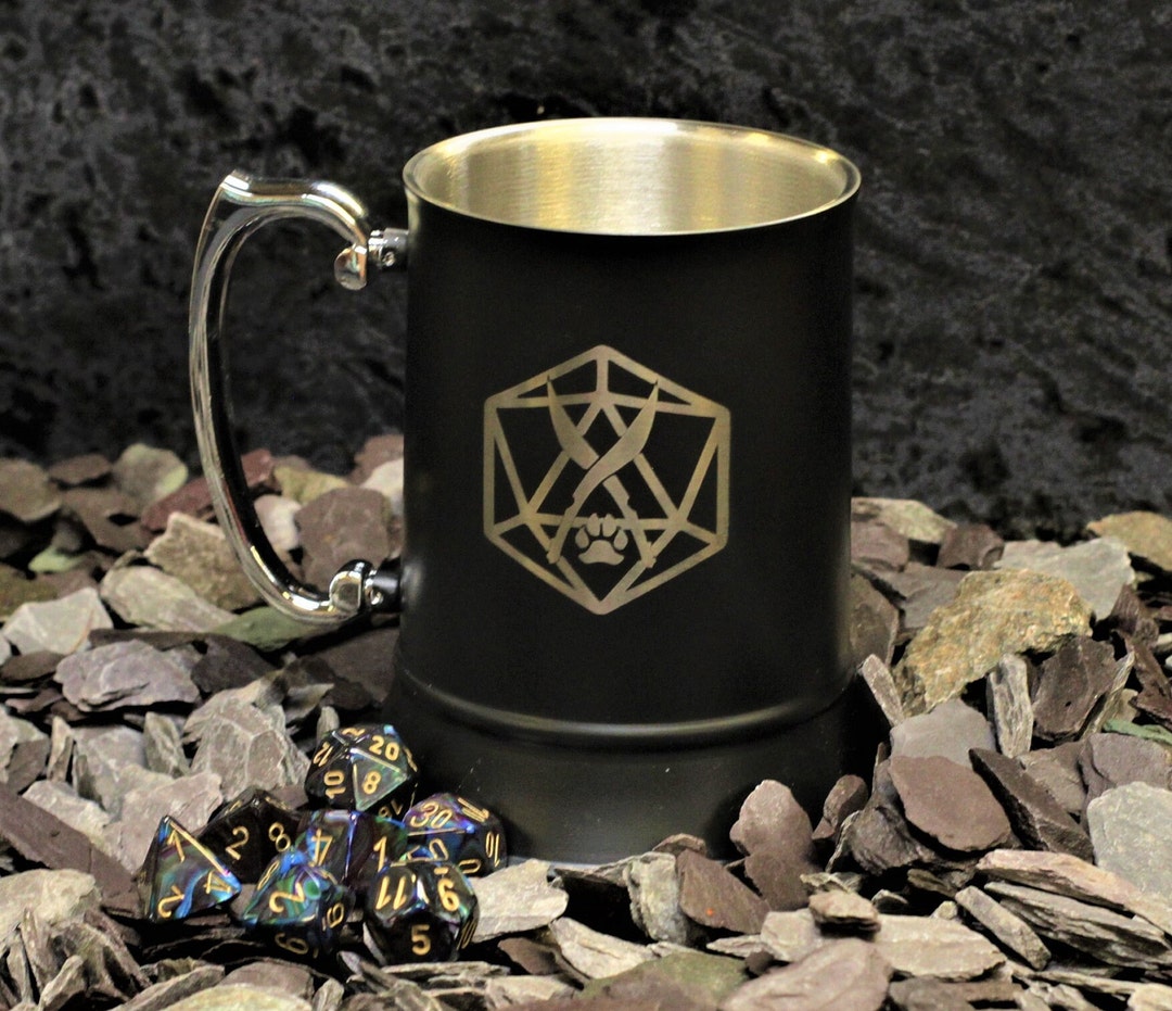 Ranger D&D Personalised Metal Drinking Tankard Drinking Cup | DND D20 ...