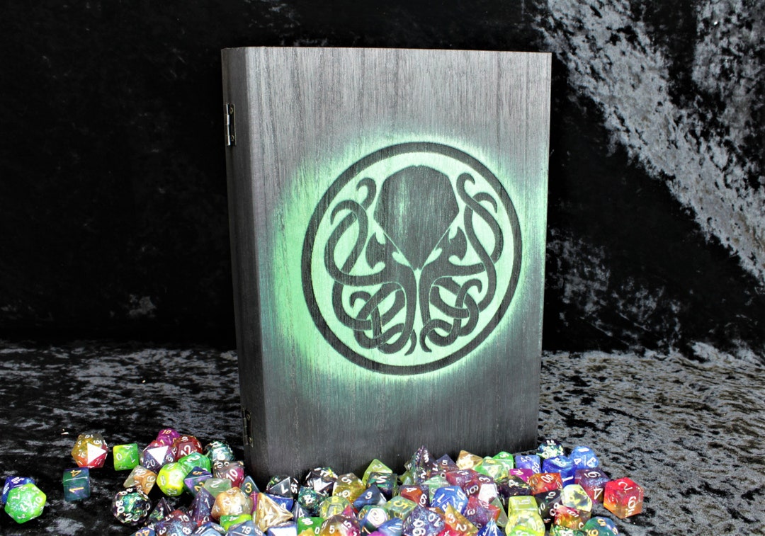 Cthulhu Dice Box and Roll Tray DND D&D Personalised Dungeons and ...