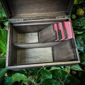 Personalized Wooden Trading Card Deck Box: Holds 900+ Cards - Etsy