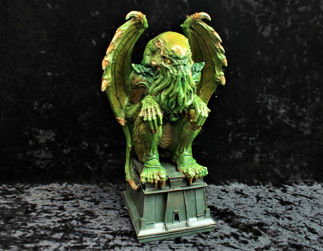 Cthulhu 32cm Resin Hand Painted Statue James Ryman Green - Etsy