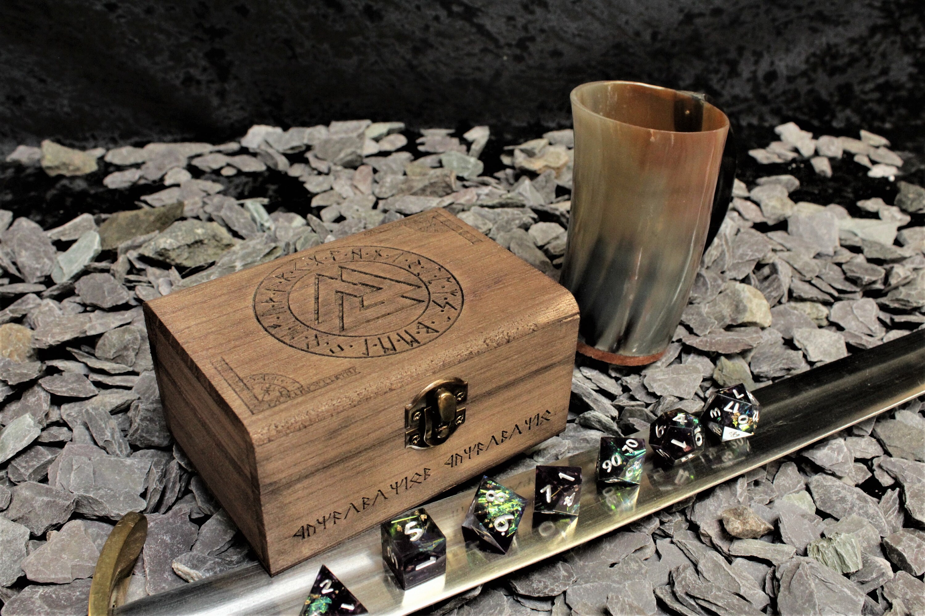 Valknut Viking Engraved Storage Box Odin's Symbol Norse - Etsy