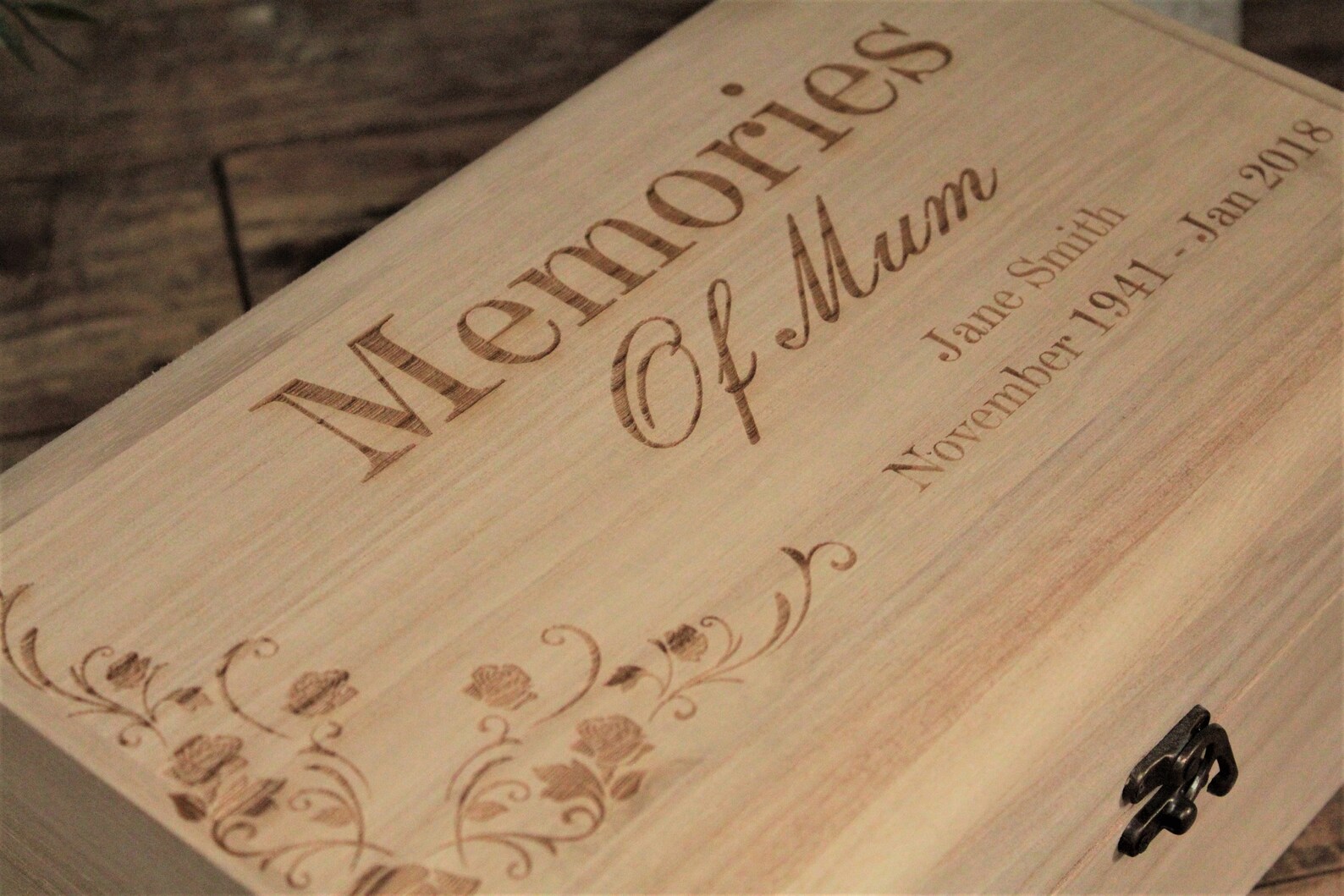 Personalised Memorial Box Memories of A Loved One Memorial - Etsy UK